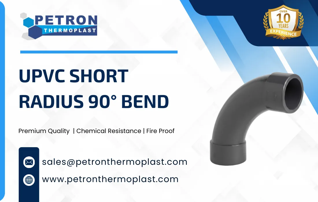 UPVC Short Radius 45° Bend - Petron Thermoplast