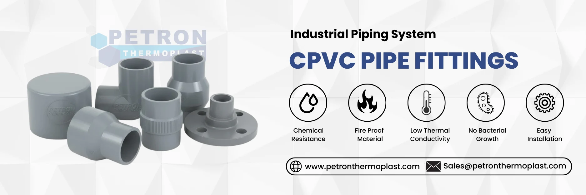CPVC Pipe Fittings - Petron Thermoplast